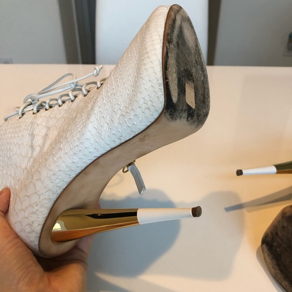 Giuseppe Zanotti | Shoes | Giuseppe Zanotti Python Booties Size 38 | Poshmark